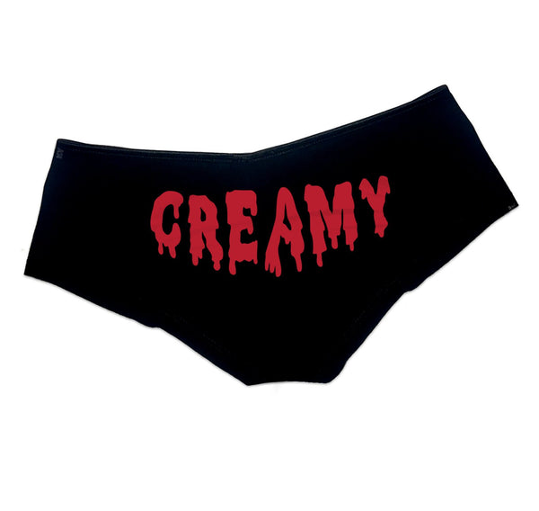 Creamy Panties Funny Sexy Rude Slutty Offensive Boy Short Bachelorette ...