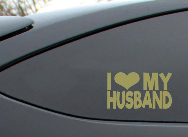 I Love My Husband Decal Laptop Sticker Car Decals Yeti Tumbler Applian ...
