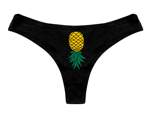 Upside Down Pineapple Panties Funny Sexy Naughty Slutty Swinger Party
